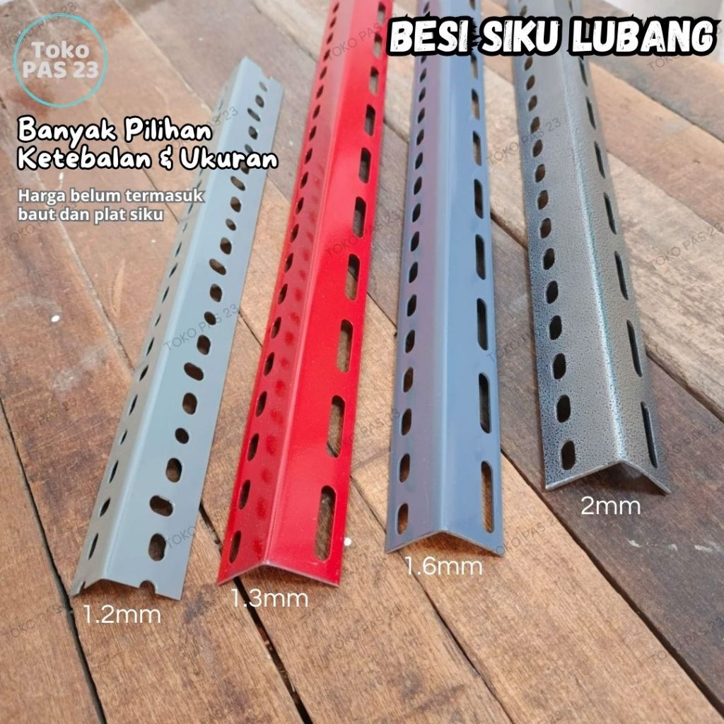 Jual Besi Siku Lubang Potongan Siap Pakai Untuk Rak Serbaguna dan Rak ...
