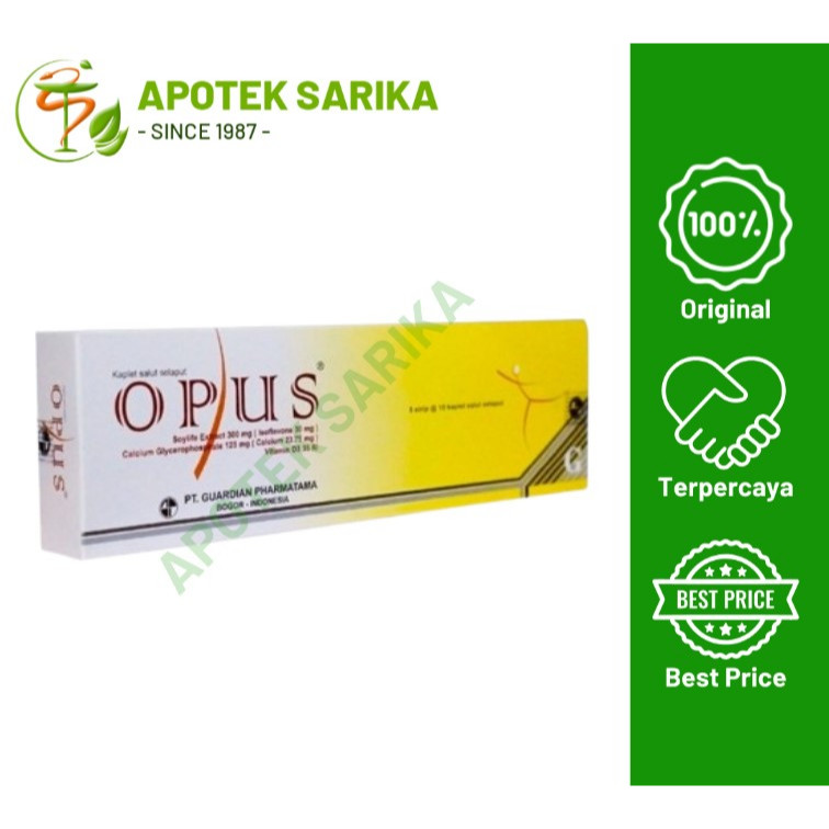 Jual Opus Strip isi 10 Tablet- Suplemen Memelihara Kesehatan Jantung ...