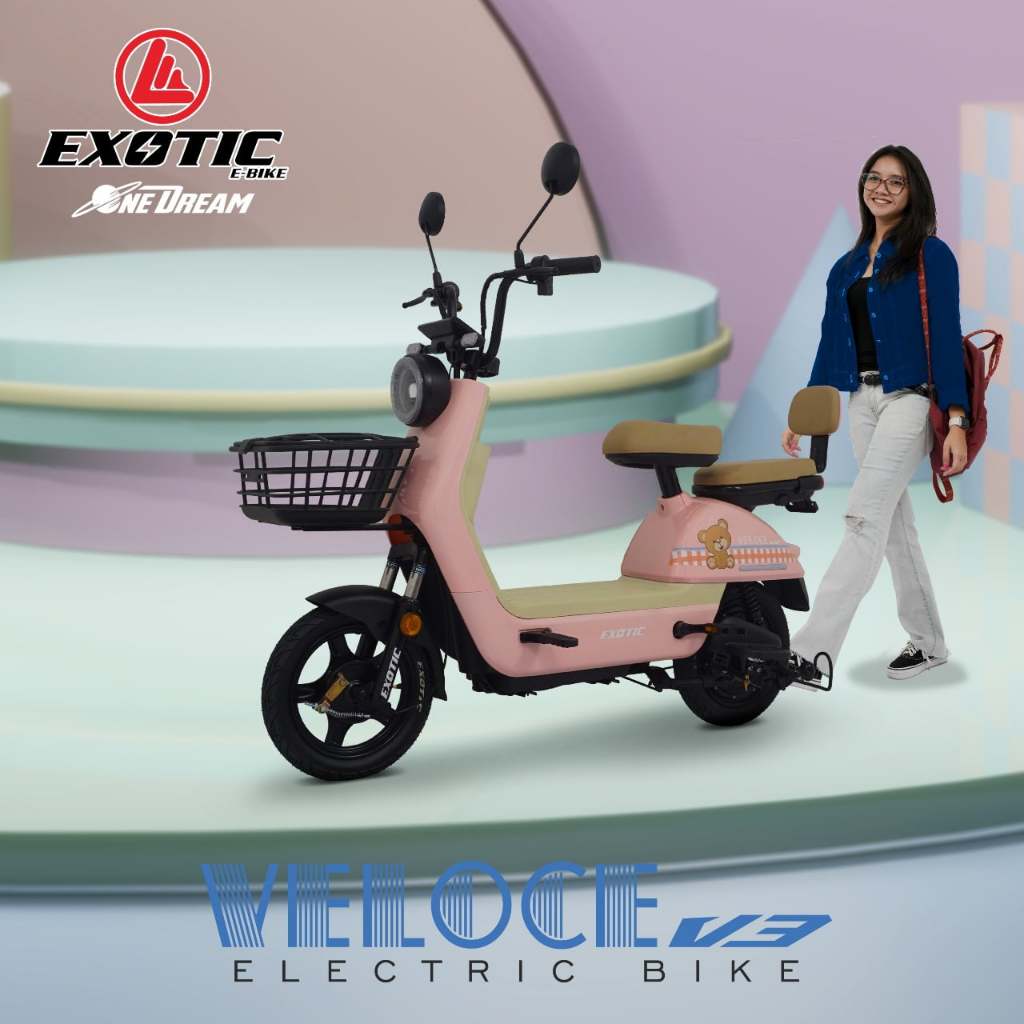 Jual Sepeda Listrik Exotic Veloce V3 | Sepeda Listrik Elektrik Stylish ...