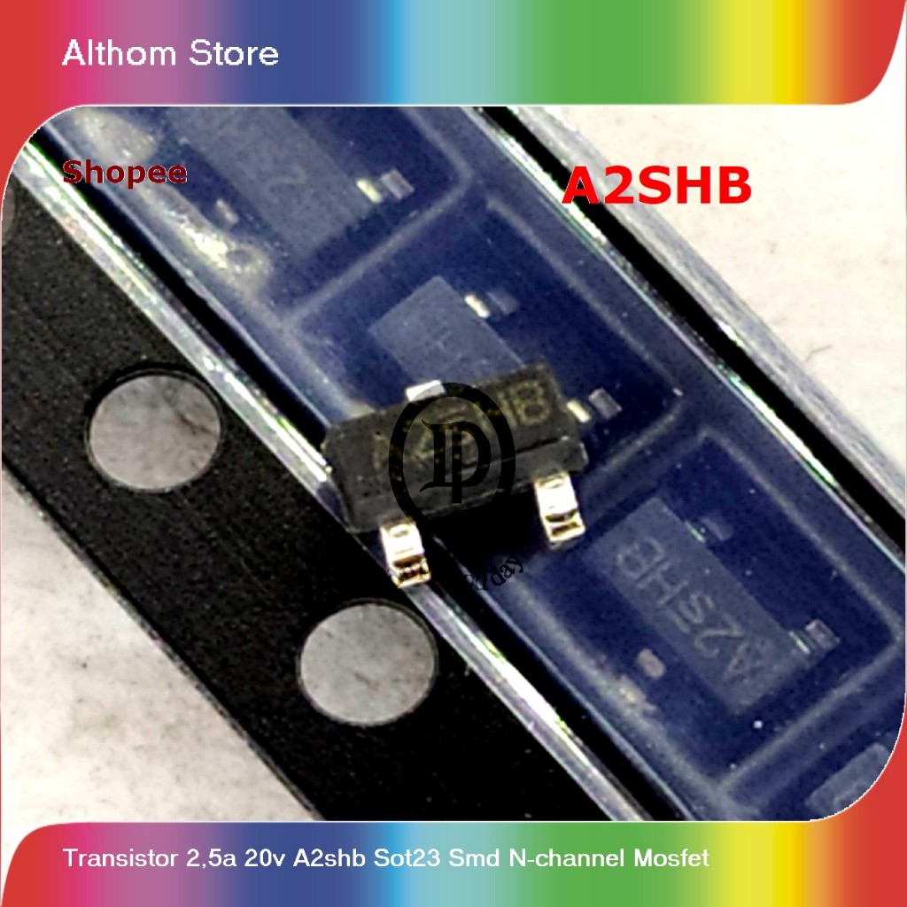Jual transistor 2,5a 20v a2shb sot23 smd n-channel mosfet | Shopee Indonesia