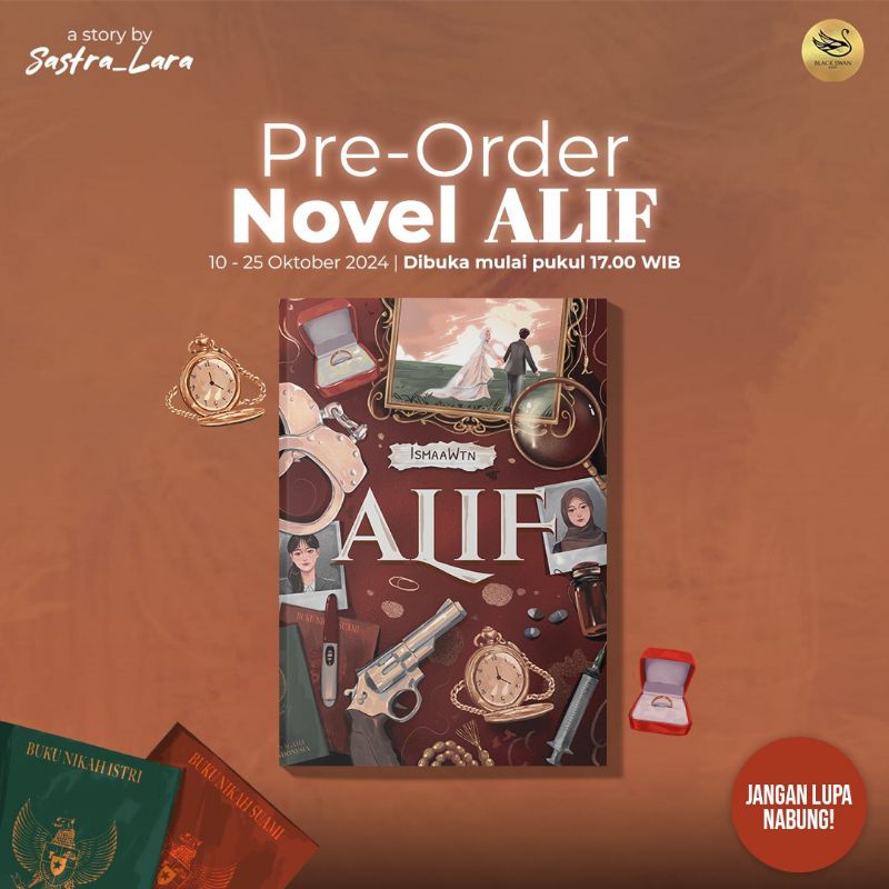 Jual Novel Alif By Sastra_lara - Penerbit Black Swan Books | Shopee ...