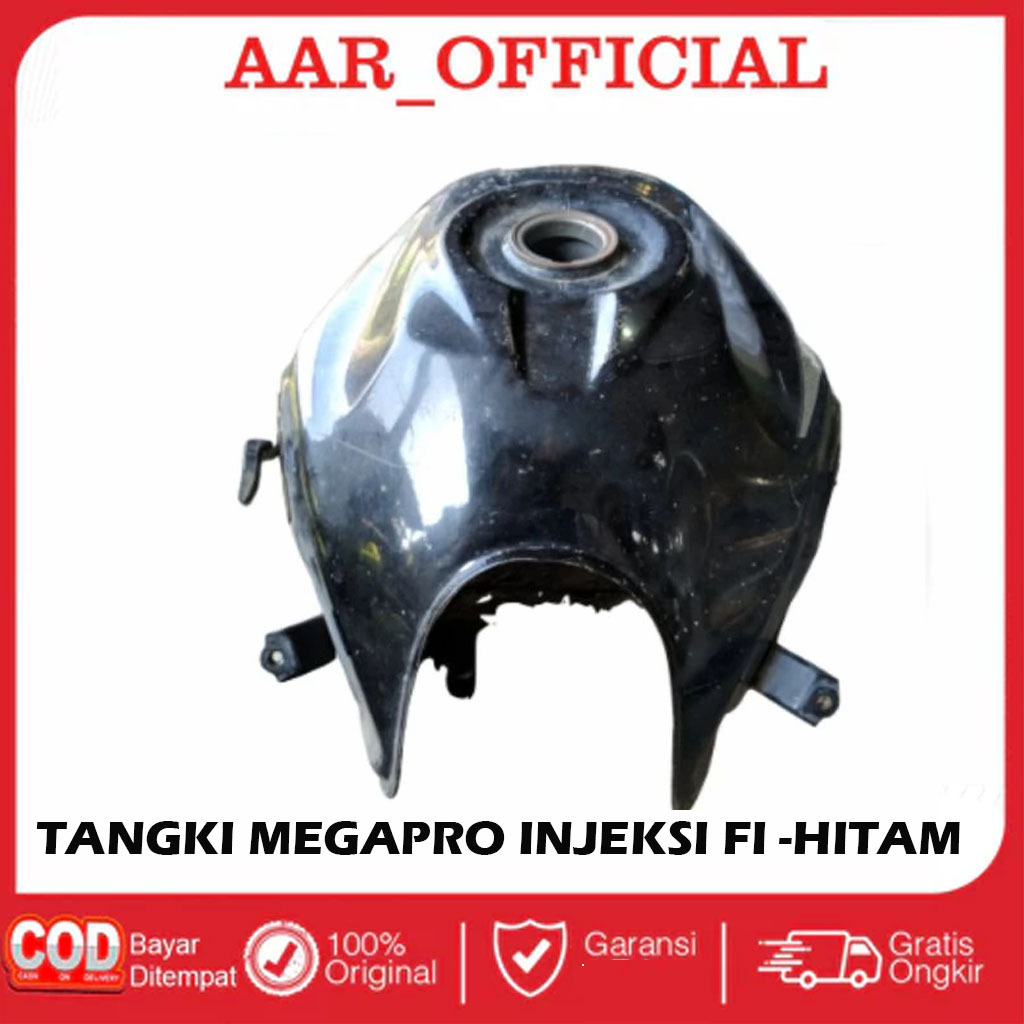 Jual Tangki Motor Megapro Monosohck Ijeksi FI Original -Hitam | Shopee ...