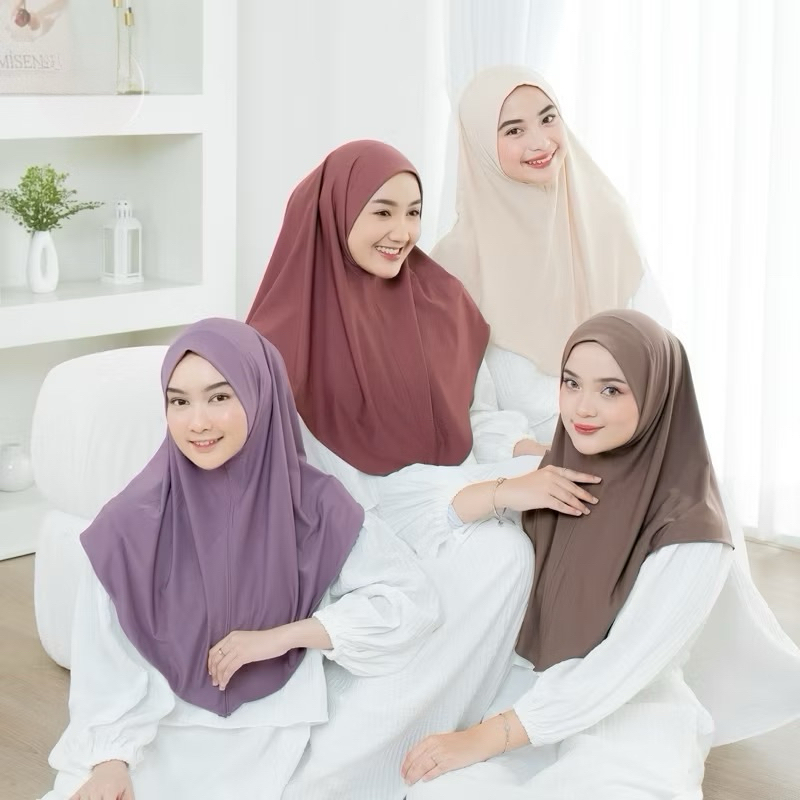 Jual DAILY HIJAB CLARA INSTAN SIZE M BERGO NON PET ANTEM MATT JERSEY PREMIUM BERGO SOFT PAD ...