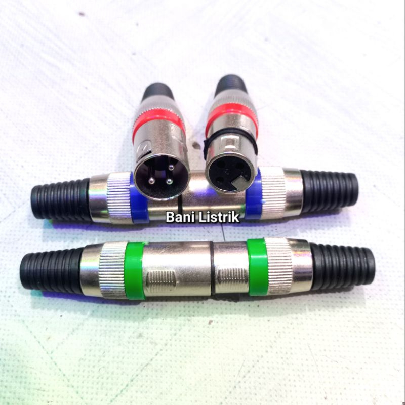Jual Jack Canon Xlr Canare Male Soket Female 3 Pin Jek Canon Mixer ...