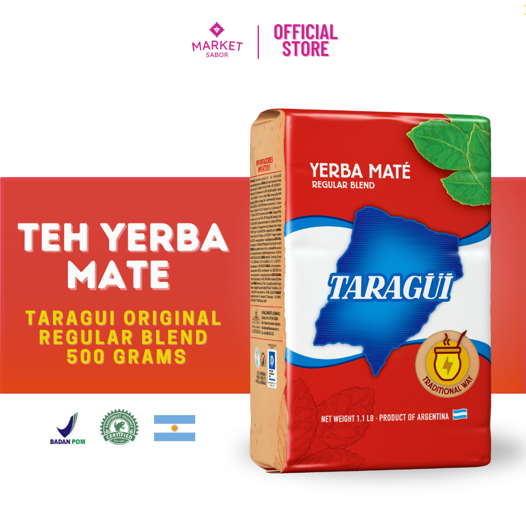 Jual Taragui Yerba Mate Original with stems 500g | Teh Botanikal ...