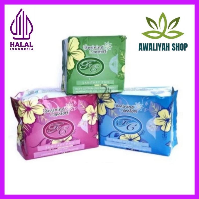 Jual Avail Pembalut Herbal Hijau Biru Merah Day Use Feminine Comfort ...
