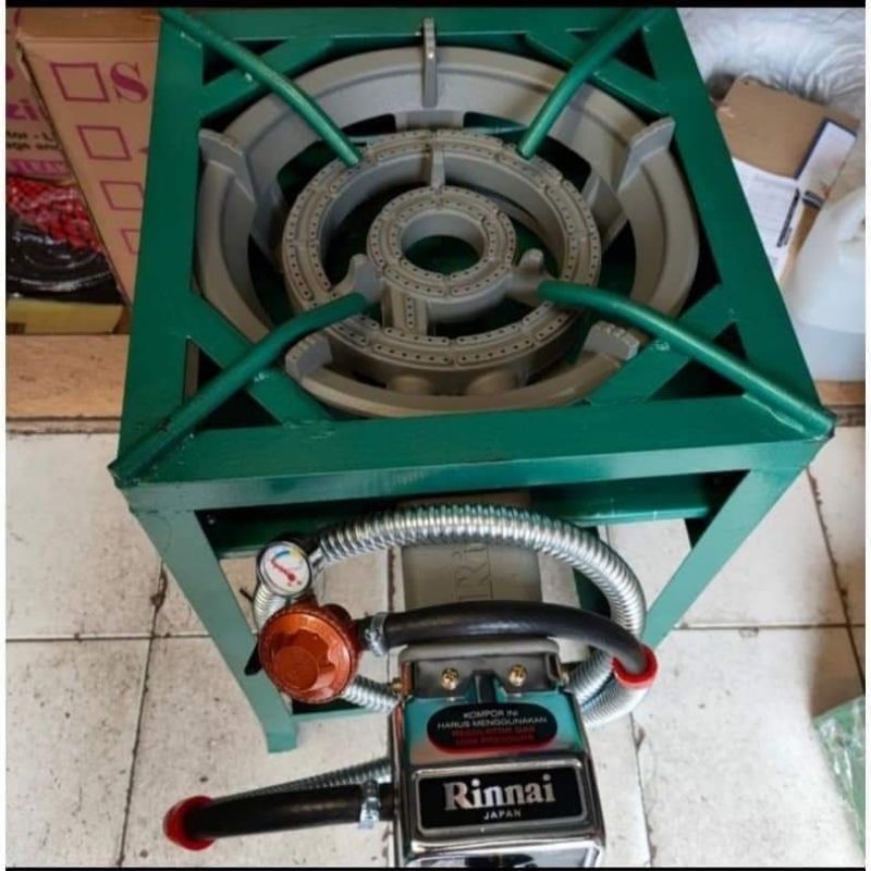 Jual KOMPOR GAS RINNAI API BESAR API SERIBU RINNAI SET LENGKAP TUNGKU ...