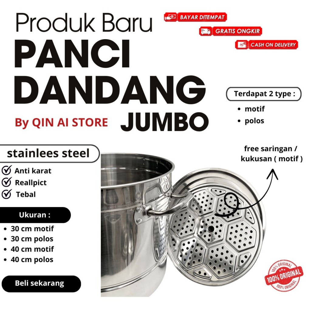 Jual PANCI DANDANG JUMBO I PANCI BAKSO MULTI FUNGSI STAINLESS STEEL I ...