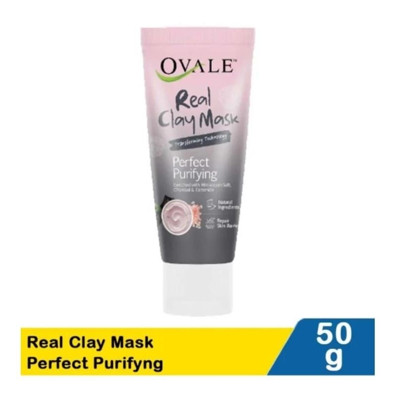 Jual Ovale Real Clay Mask Perfect Purifying 50gr | Shopee Indonesia