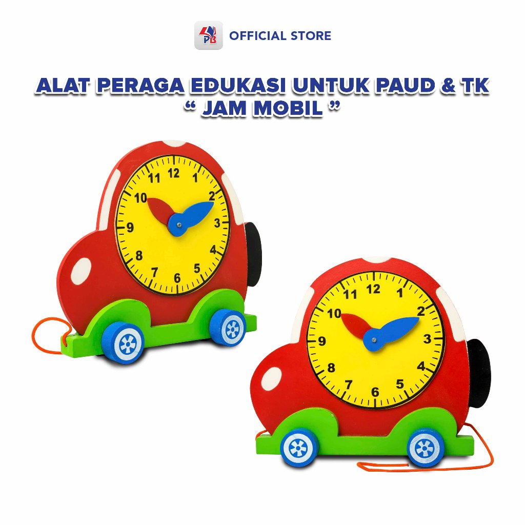 Jual Mainan Edukasi Balok Kayu Jam Mobil / Puzzle Untuk Anak / UD ...