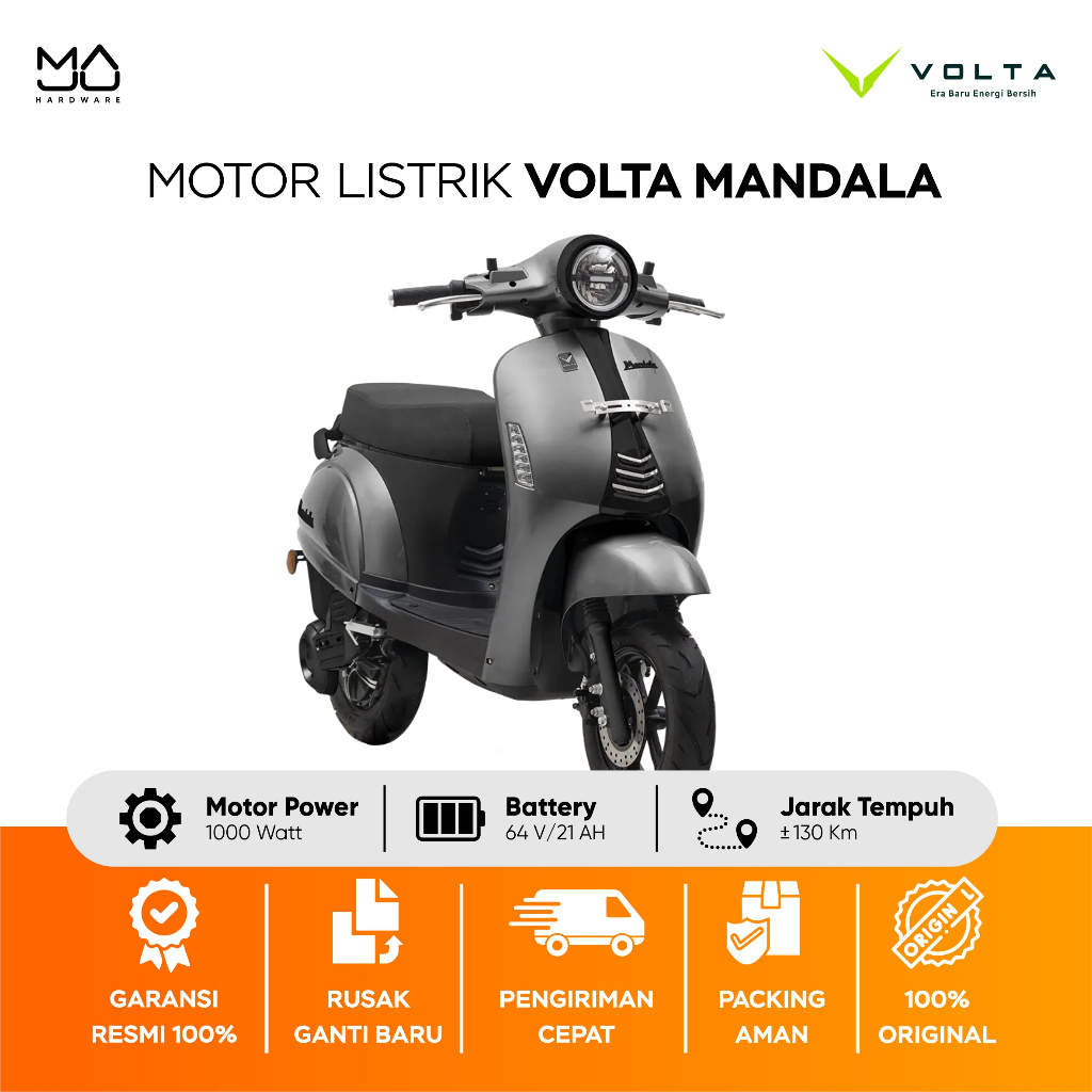 Jual Motor Listrik Volta Mandala Regular - Garansi Resmi | Shopee Indonesia