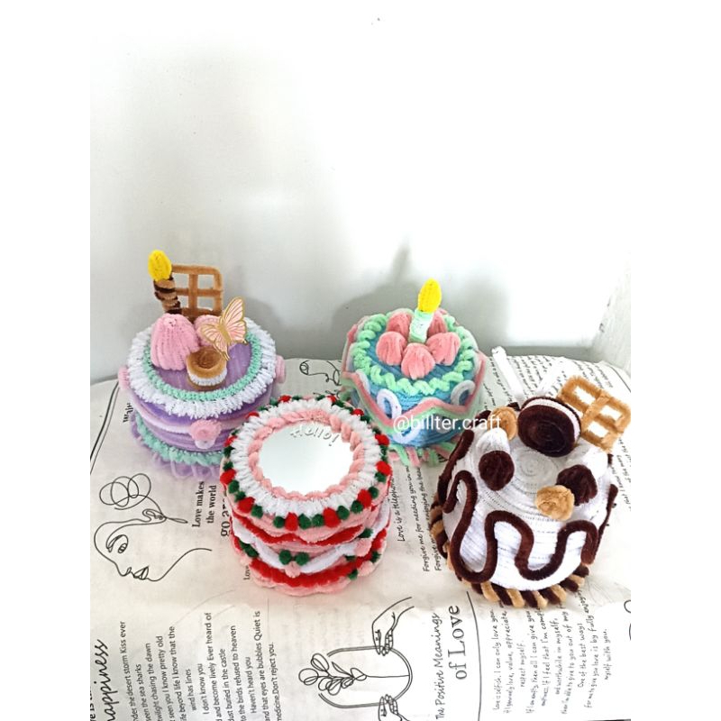 Jual Kue kawat bulu | Pipe cleaner cake | fake cake kue ulang tahun ...