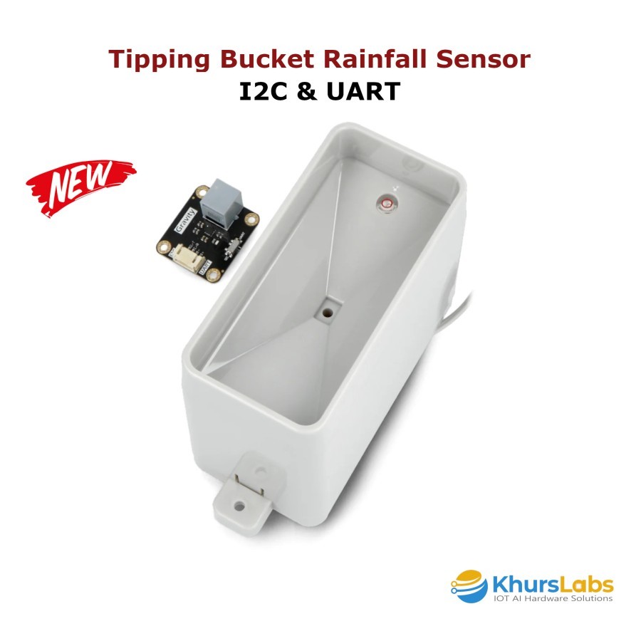 Jual Gravity Tipping Bucket Rainfall Sensor I2c And Uart Sensor Hujan