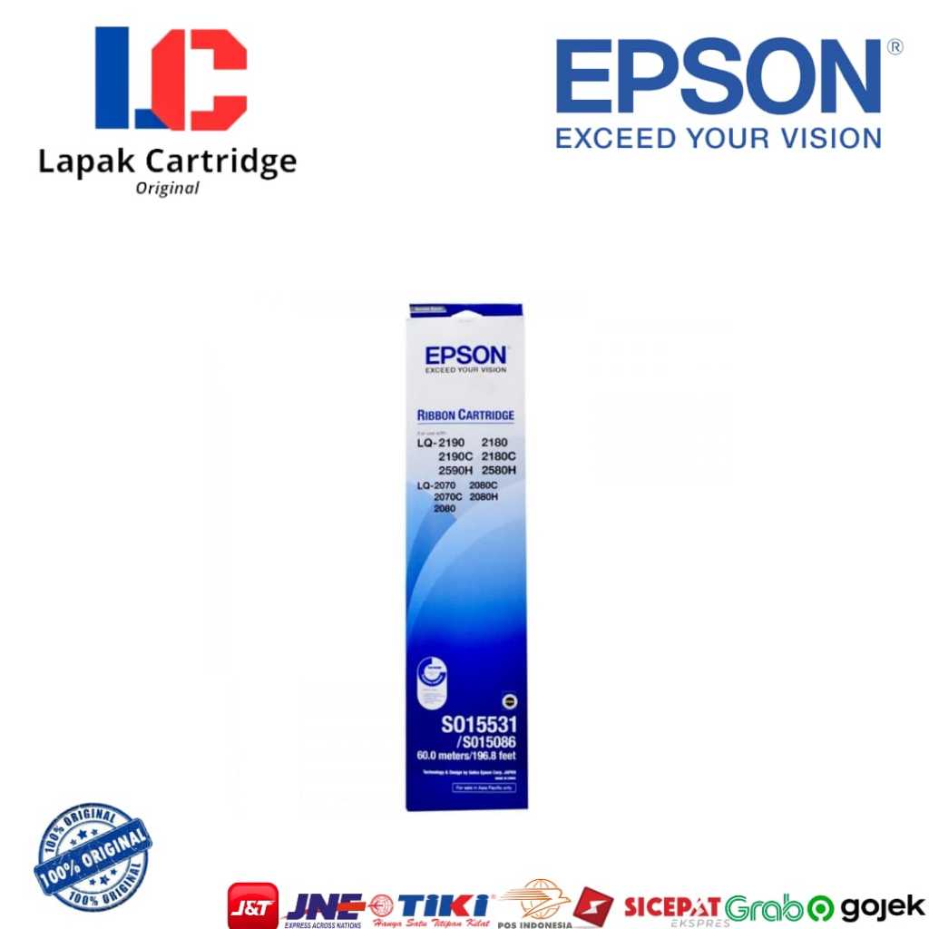 Jual PITA EPSON LQ-2190 ORIGINAL/RIBBON CARTRIDGE | Shopee Indonesia