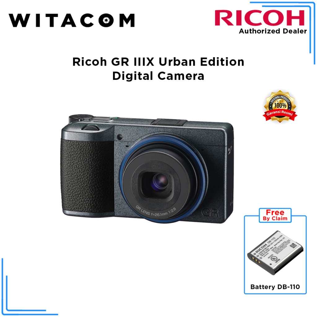 Jual Ricoh GR IIIX / GR 3X / GR III X / GR3 X Urban Edition - Black ...