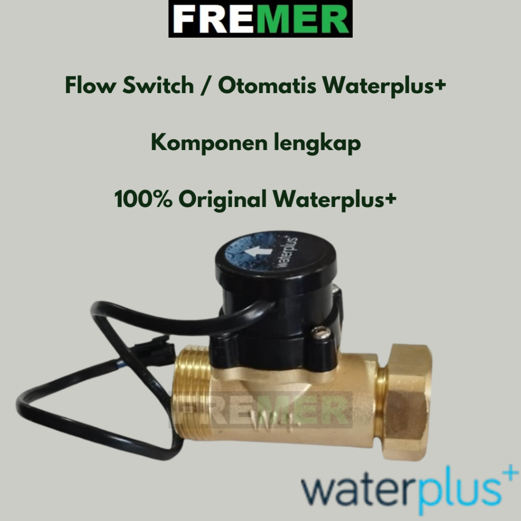 Jual Waterplus+ Otomatis / Flow Switch 1 inch Original Asli | Shopee ...