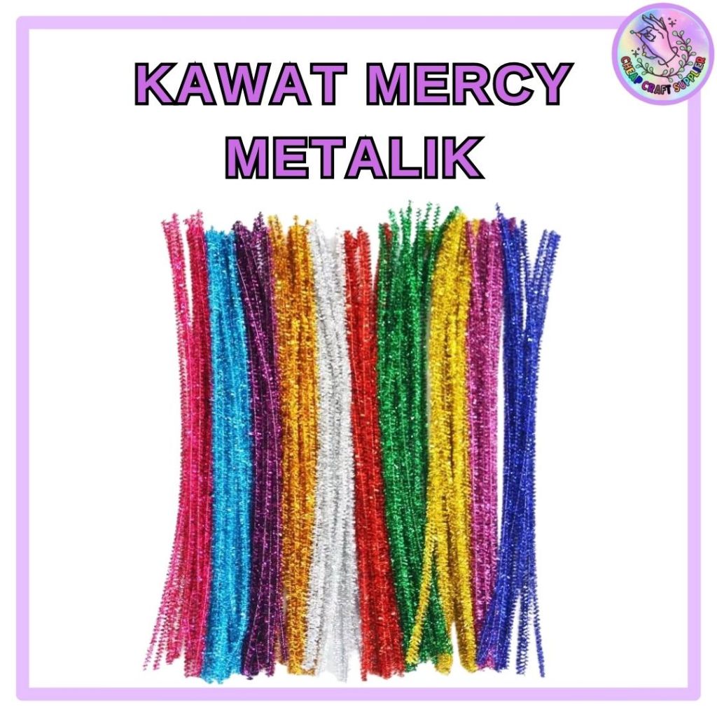 Jual Kawat Bulu Mercy Metalik Pipe Cleaner 100 pcs | Shopee Indonesia