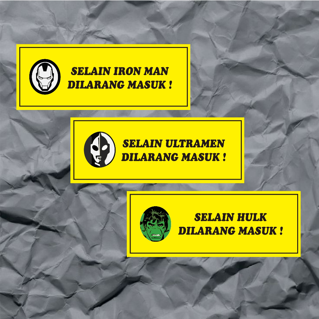 Jual POSTER KAYU SELAIN ULTRAMEN DILARANG MASUK POSTER WARNING | Shopee ...