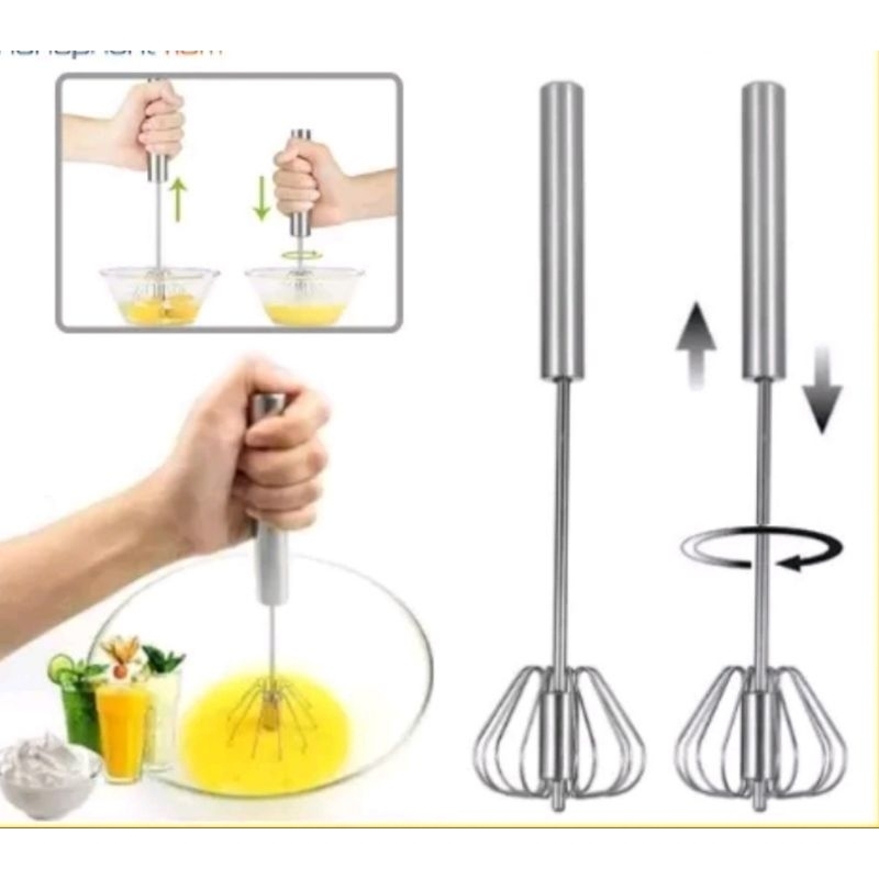 Jual Hand Mixer Stainless Manual | Shopee Indonesia