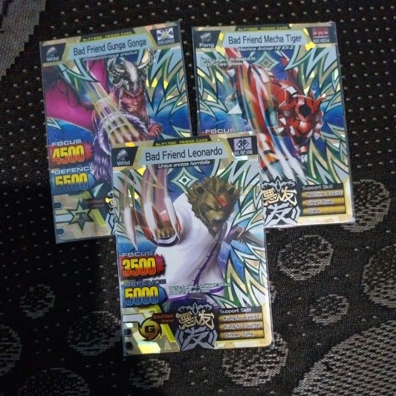 Jual Kartu Strong Animal Kaiser Special Card 3 Bad Friend + Bonus ...