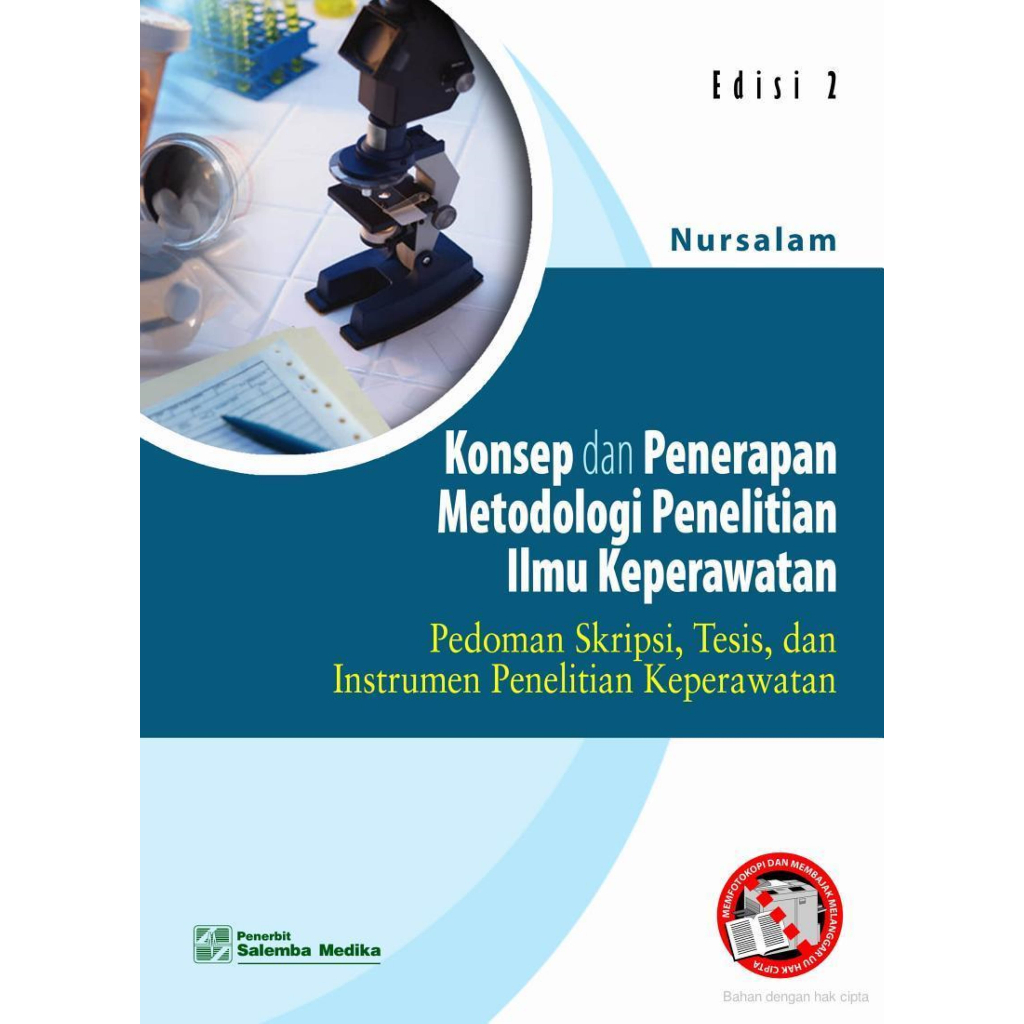 Jual Konsep Dan Penerapan Metodologi Penelitian Ilmu Keperawatan (Edisi 2) - Nursalam | Shopee ...