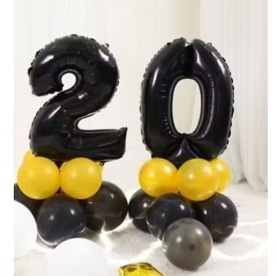 Jual PAKET BALON SET ANGKA/BALON STANDING ANGKA/MOHON UNTUK MENULIS ...
