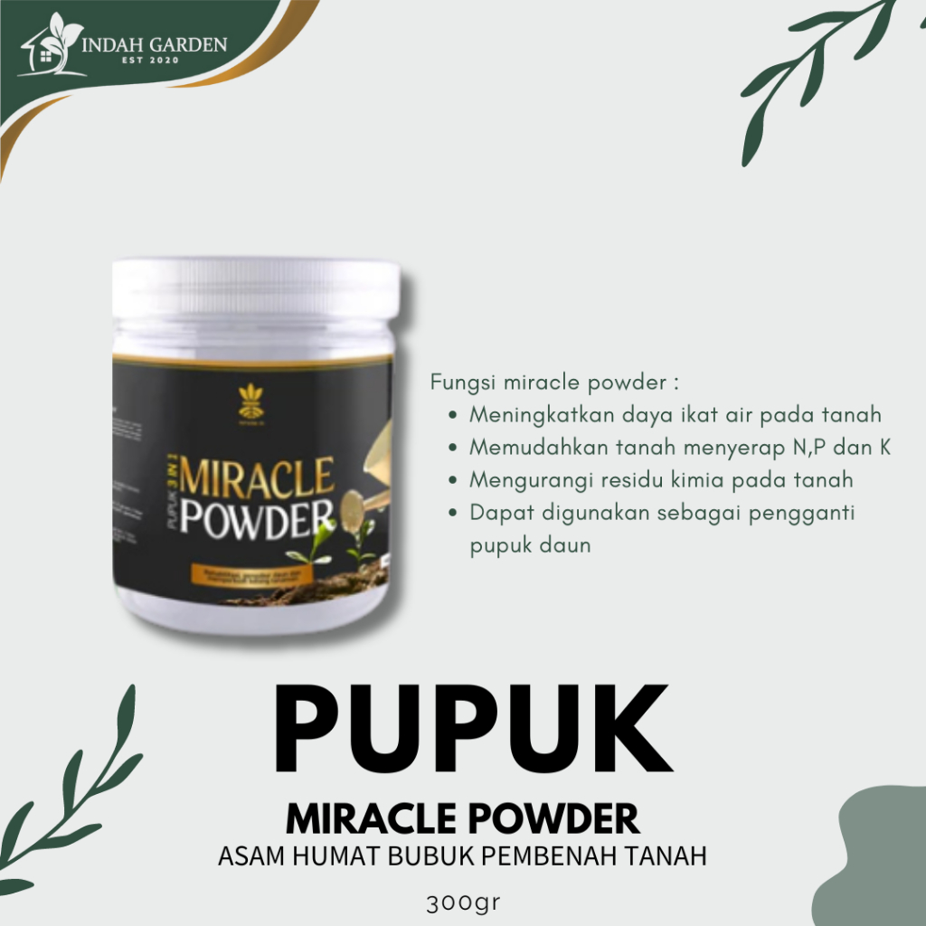 Jual INFARM - Miracle Powder Asam Humat Pupuk 3 In 1 Pembenah Media ...