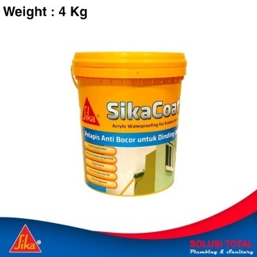 Jual Sika Coat Plus 4 Kg Pelapis Anti Bocor Untuk Dinding Luar Atap No ...