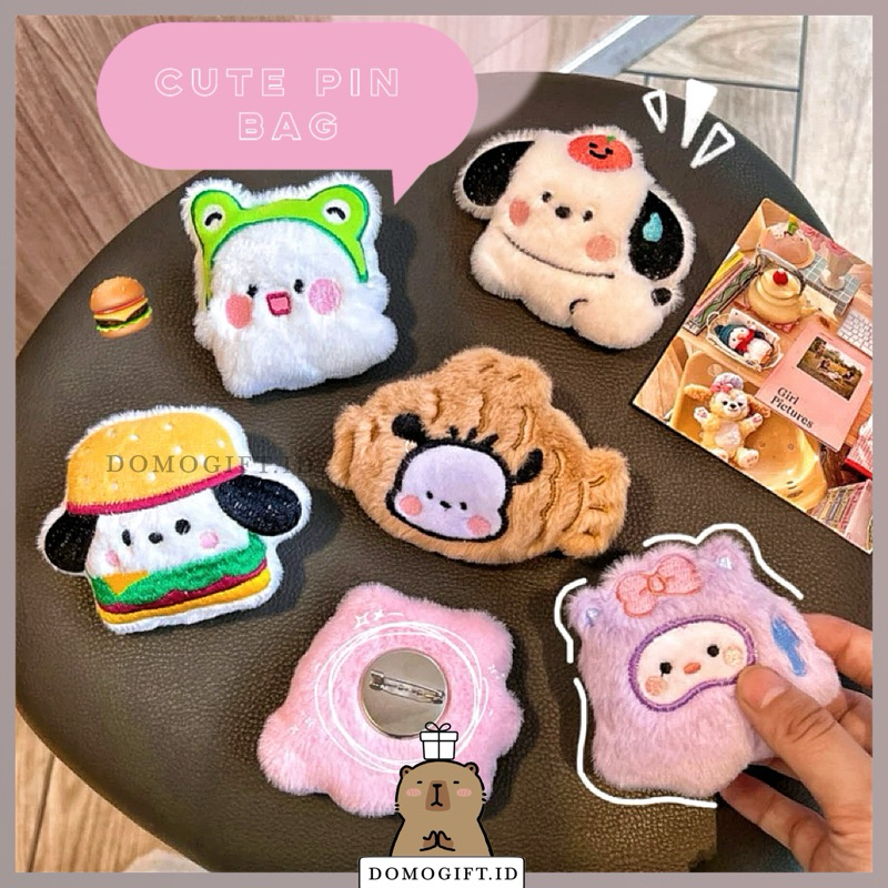 Jual Bros Pin Tas Lucu Kawaii Pin Boneka Buat Jepit di Tas Jaket Pin ...