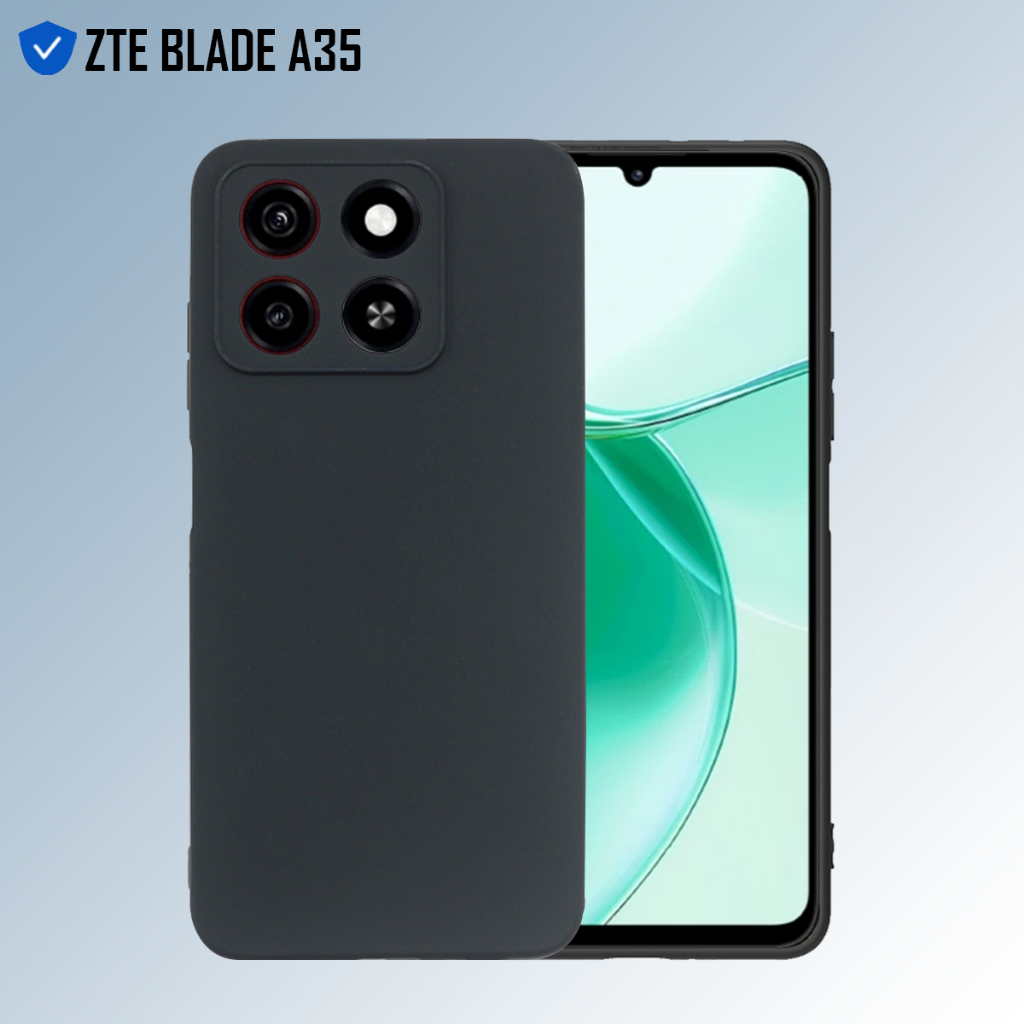 Jual Case ZTE Blade A35 Black Matte Premium Ultra Slim Casing | Shopee ...