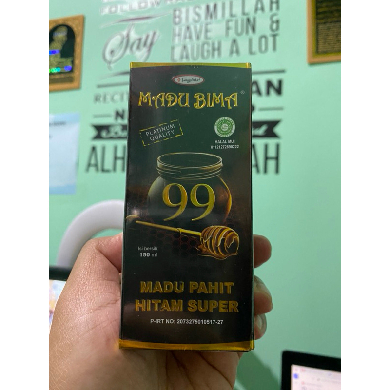 Jual MADU BIMA 99 ORIGINAL 150 ml madu pahit hitam super Bima | Shopee ...