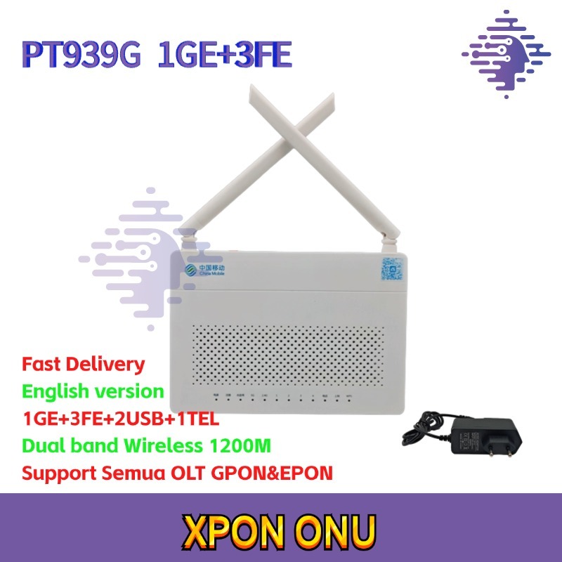 Jual Bekas Mode PT939G Dual-Band 1GE+3FE XPON EPON GPON ONU OLT ...