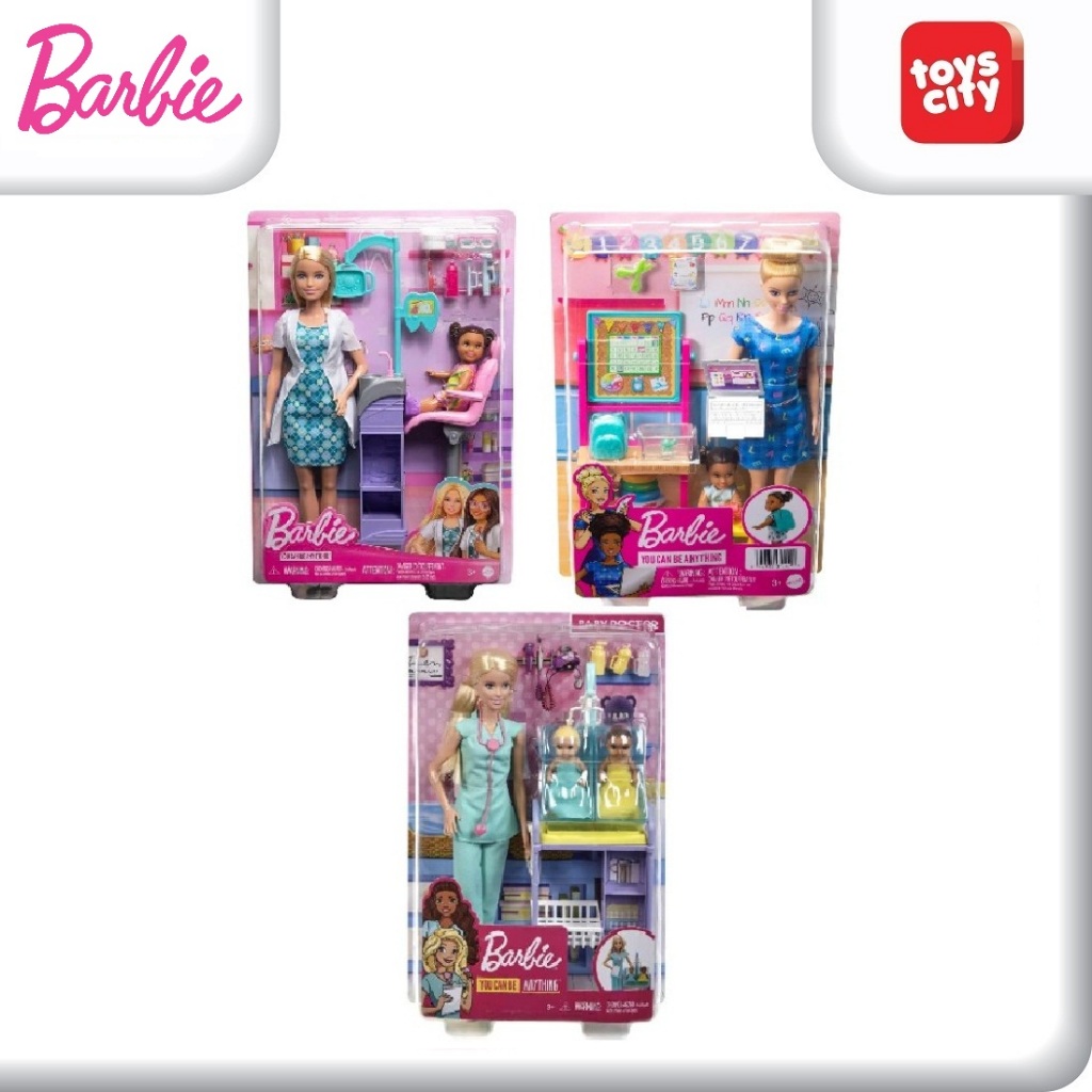 Jual Barbie Carrer Playset Assortment DHB63 - Mainan Boneka Barbie Anak ...