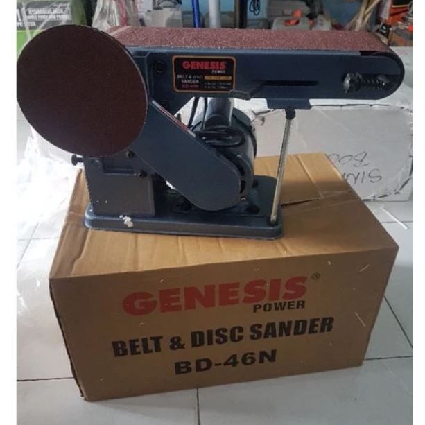 Jual MESIN AMPLAS DUDUK Genesis Disc And Belt Sander Combo BD-46N mesin ...