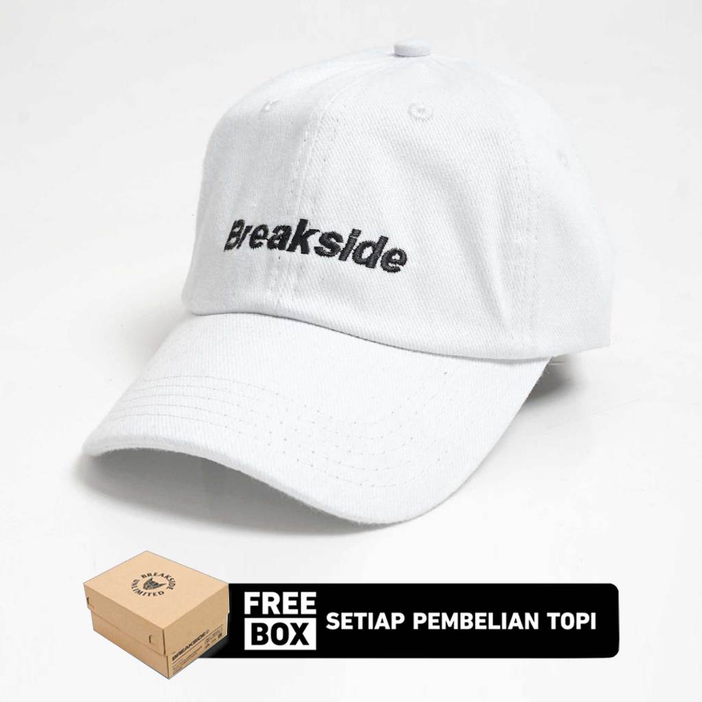 Jual [FREE BOX] Breakside Polo Cap Azura - White Topi Pria | Shopee ...