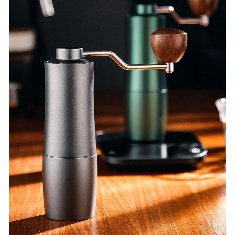 Jual ALF SF Manual Coffee Grinder Stainless Burr Walnut | Alat Giling ...