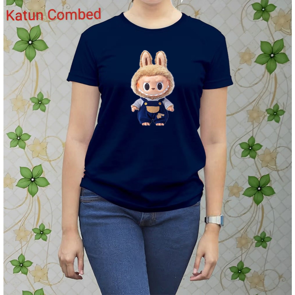 Jual KAOS LABUBU - KATUN COMBED - PRINT DIGITAL | Shopee Indonesia