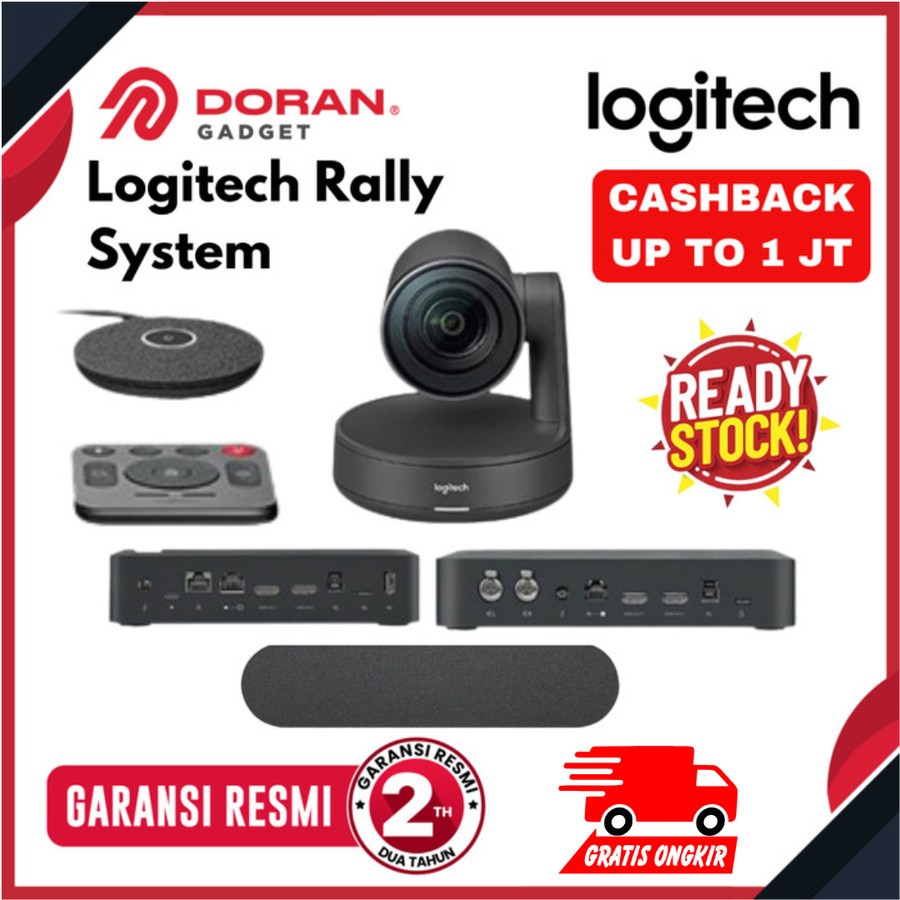 Jual Logitech Rally System Ultra-HD Video Conference - Original Garansi ...