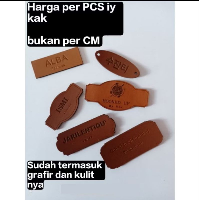 Jual LABEL KULIT| LABEL AKRILIK | LABEL HIJAB KULIT | LABEL BAJU KULIT ...