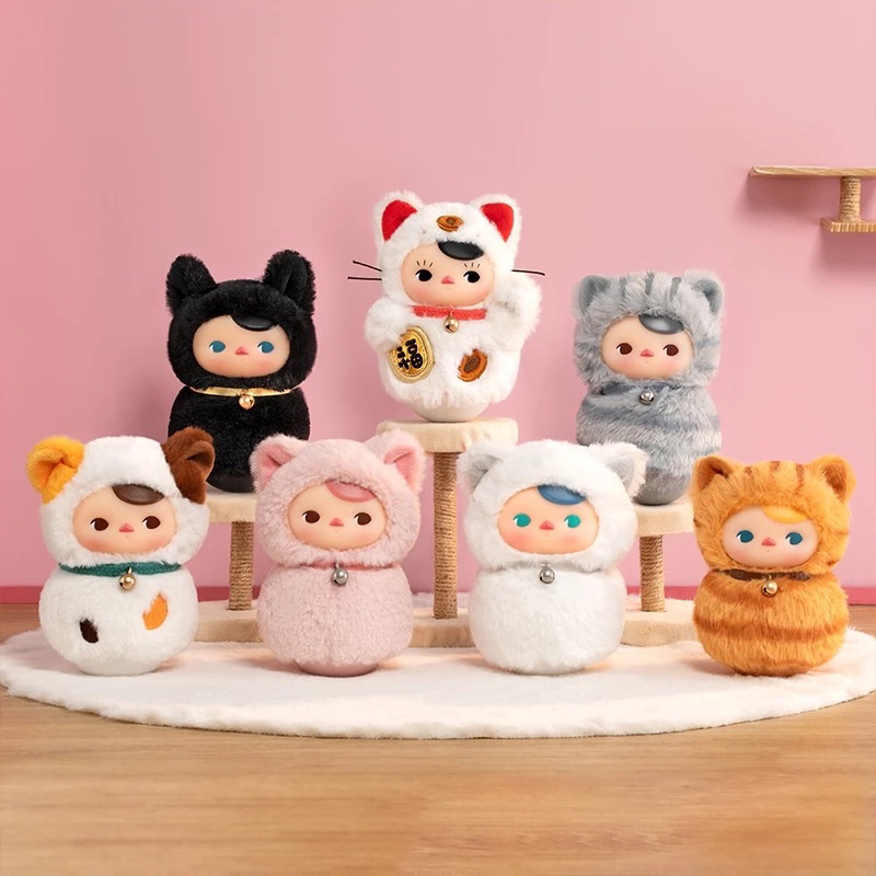 Jual PUCKY Roly-Poly Kitty Series-Vinyl Plush Blind Box Original Popmart | Shopee Indonesia