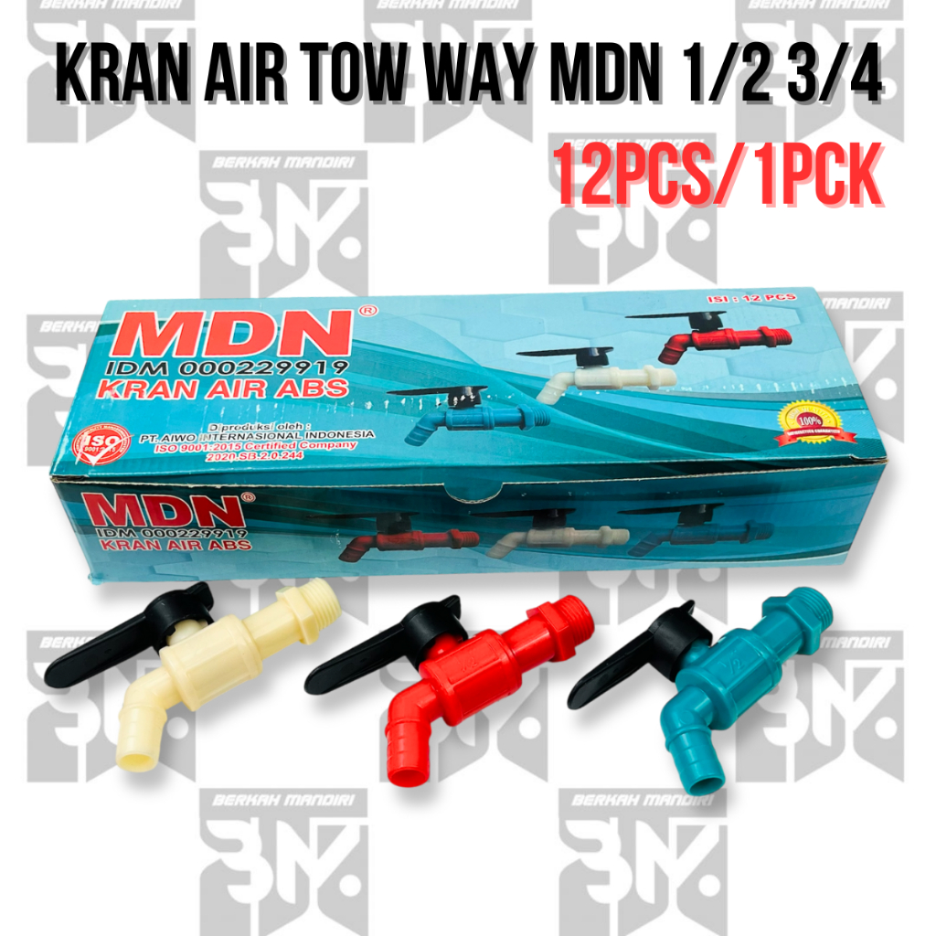 Jual 1PCK/12PCS MDN Kran Air Tembok Dan Taman 1/2 3/4 inch High Qulity ...