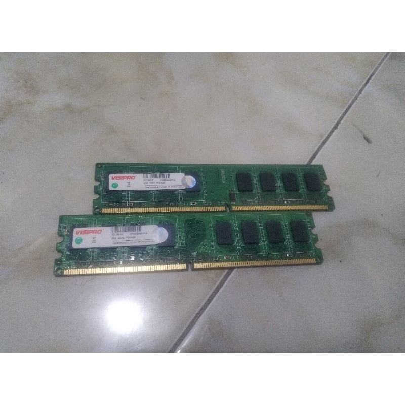 Jual Ram PC Ddr2 4gb (2gbx2) PC6400 gress mulus | Shopee Indonesia