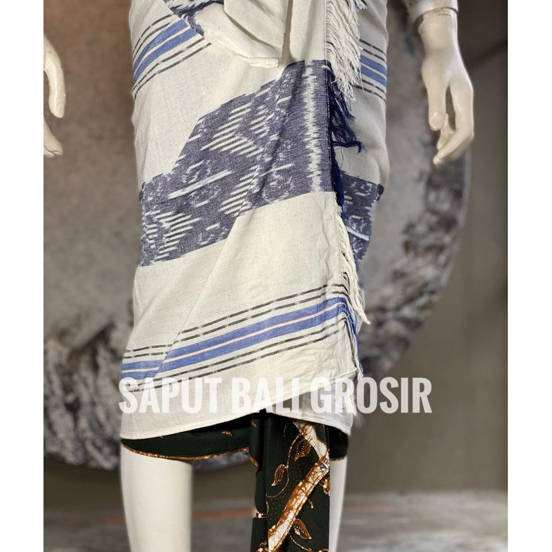 Jual SAPUT BALI GROSIR pria terbaru - tenun blanket-udeng-endek-kuning ...