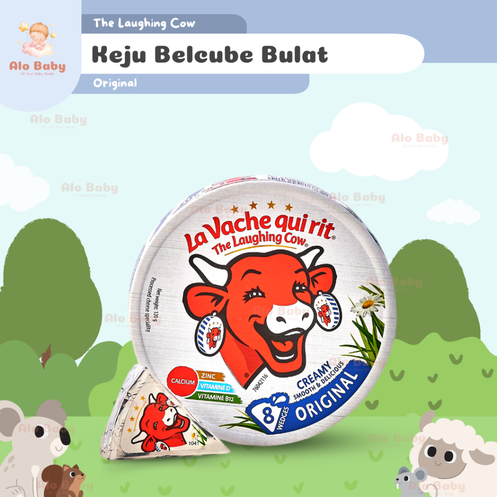 Jual Belcube Bulat Keju Cheese Segitiga 8pcs 120gr - Keju Bayi MPASI ...