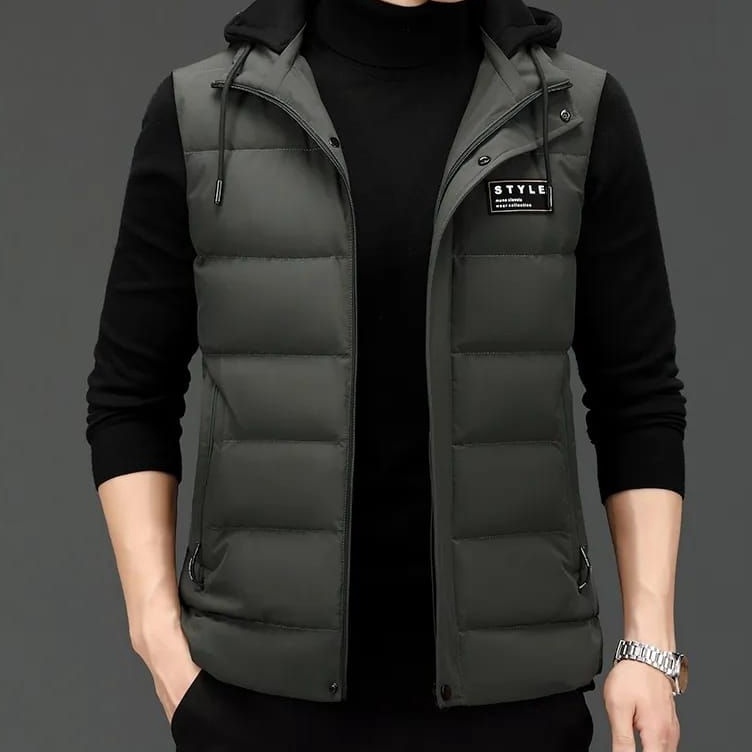 Jual KODE M5P rompi gelembung tebal anti angin jaket rompi vest motor ...