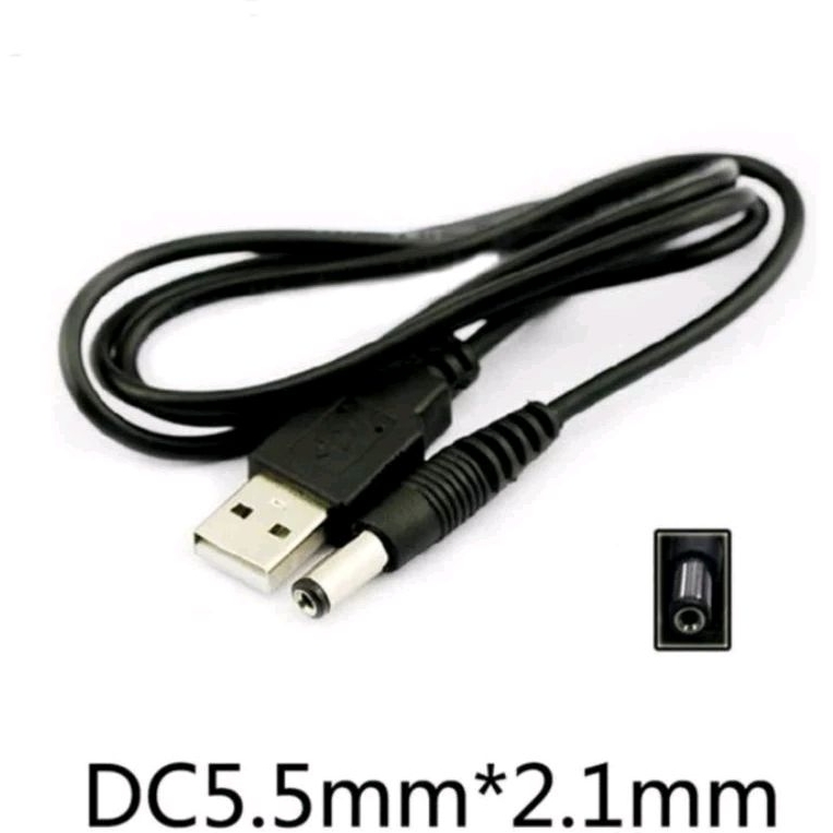 Jual Kabel Power Charging Cable Jack USB 5V to DC | Shopee Indonesia