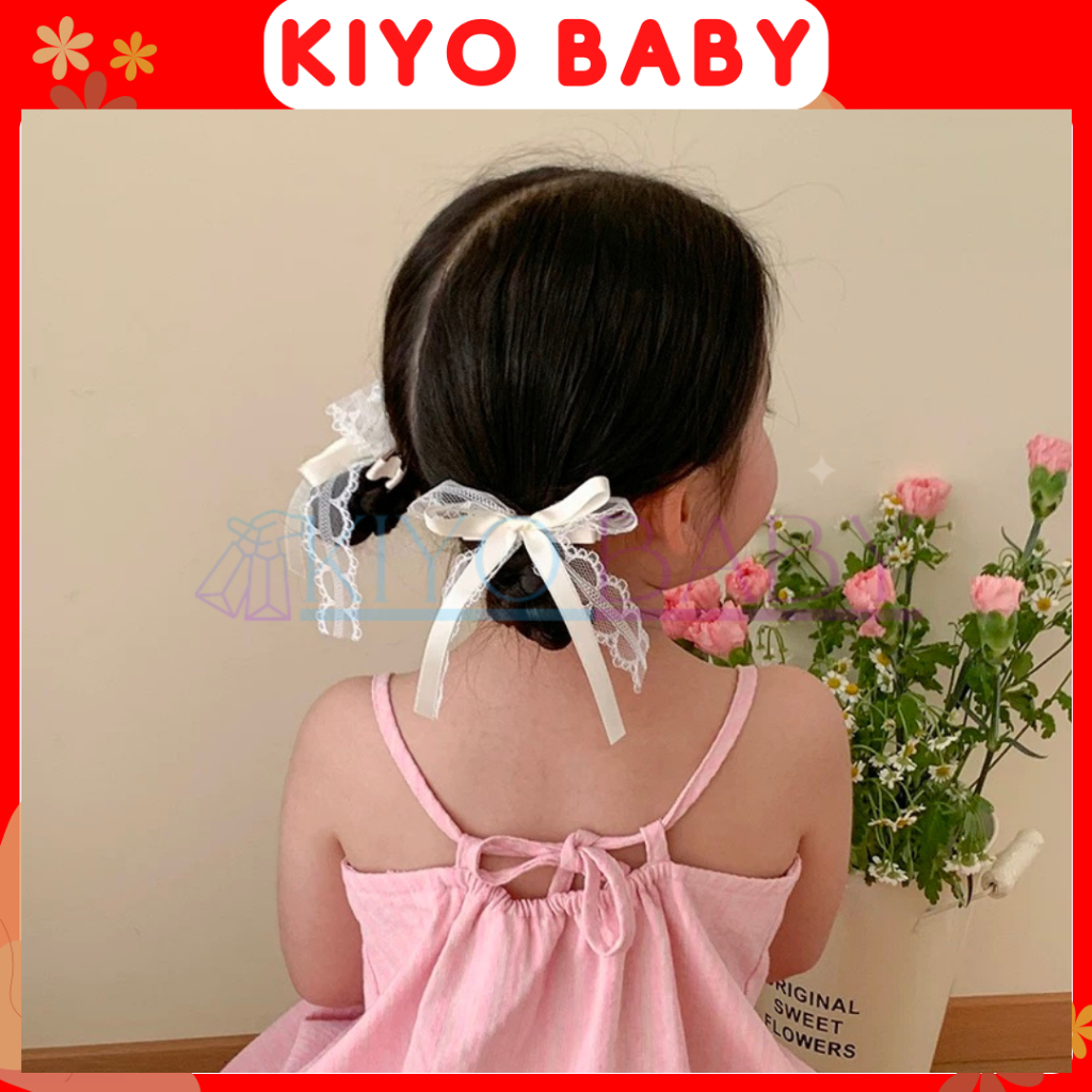 Jual p-172 // PITA RAMBUT KOREA SATIN LACE PUTIH SET 2 PCS KOREA ...