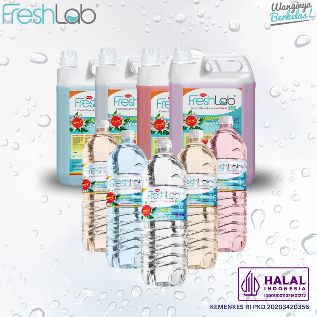 Jual Parfum Baju - Pewangi Laundry Freshlab All Aroma Varian 1,5 Liter | Shopee Indonesia