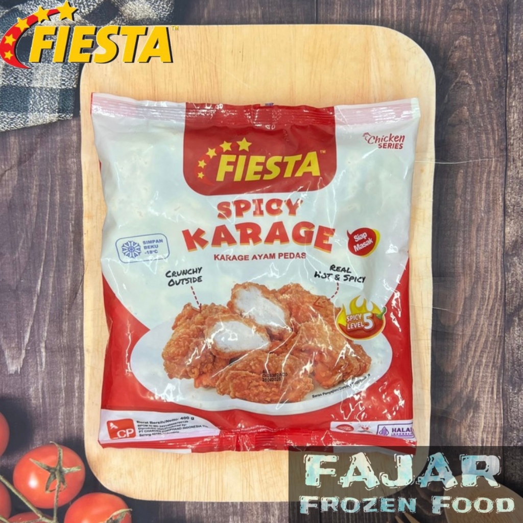 Jual FIESTA SPICY KARAGE 400GR | FIESTA DAGING PAHA AYAM PEDAS 400GR ...