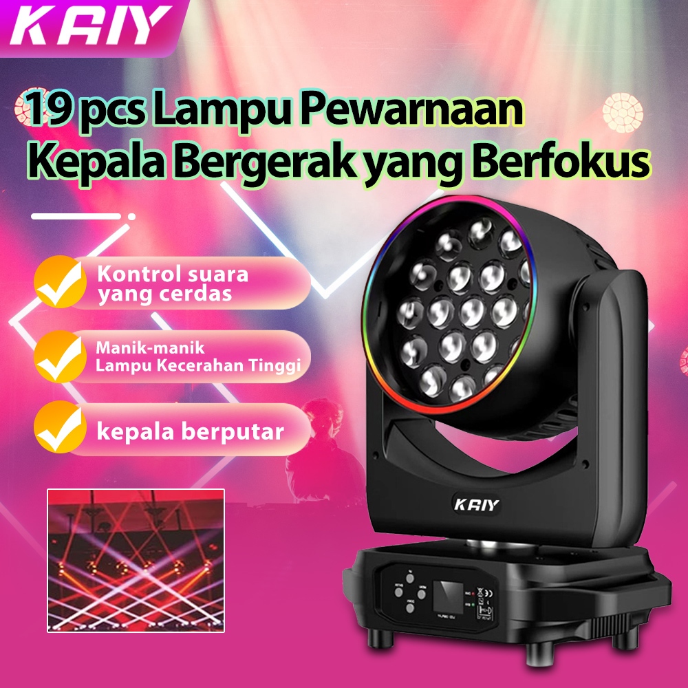 Jual Kaiy/LED19 pcs focus moving head light 285w PAR LED par light ...
